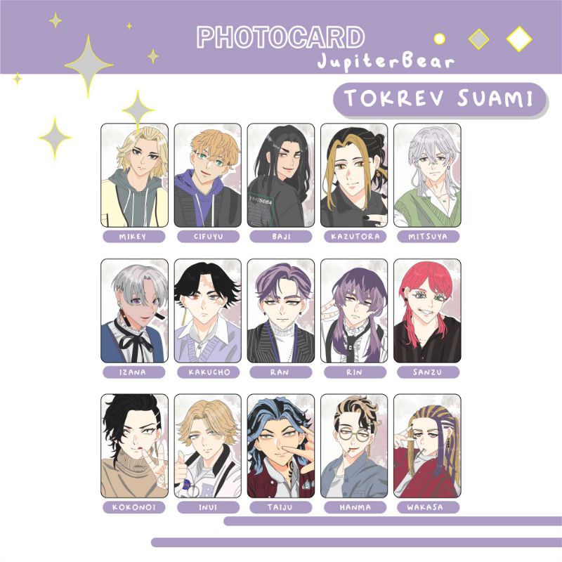 Jual [Tokrev] Photocard Art Print Tokrev Suami Tokyo Revengers by juby ...