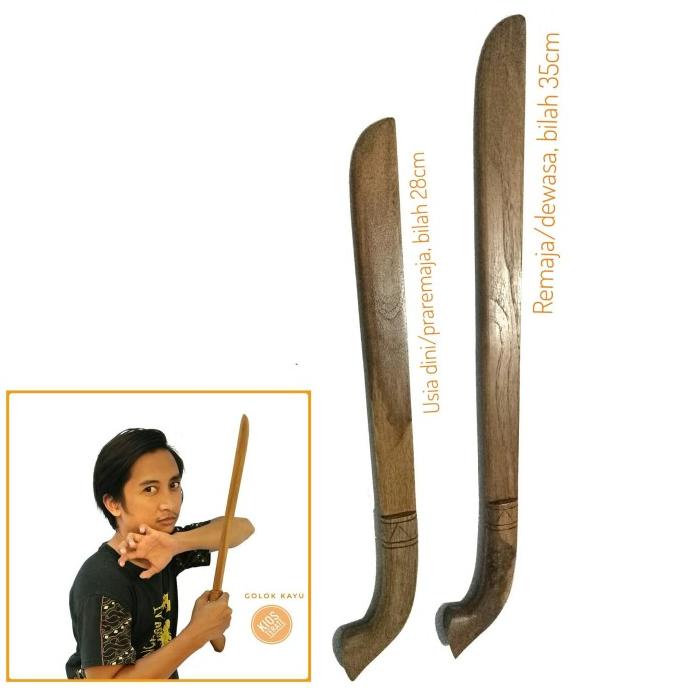 Jual Golok Silat Golok Kayu Replika Golok Latihan Golok Ipsi | Shopee ...