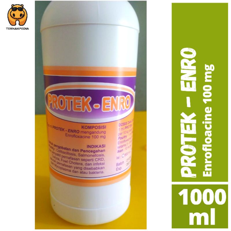 Jual Protek Enro 1 Liter - Enrofloxacin untuk ternak | Shopee Indonesia