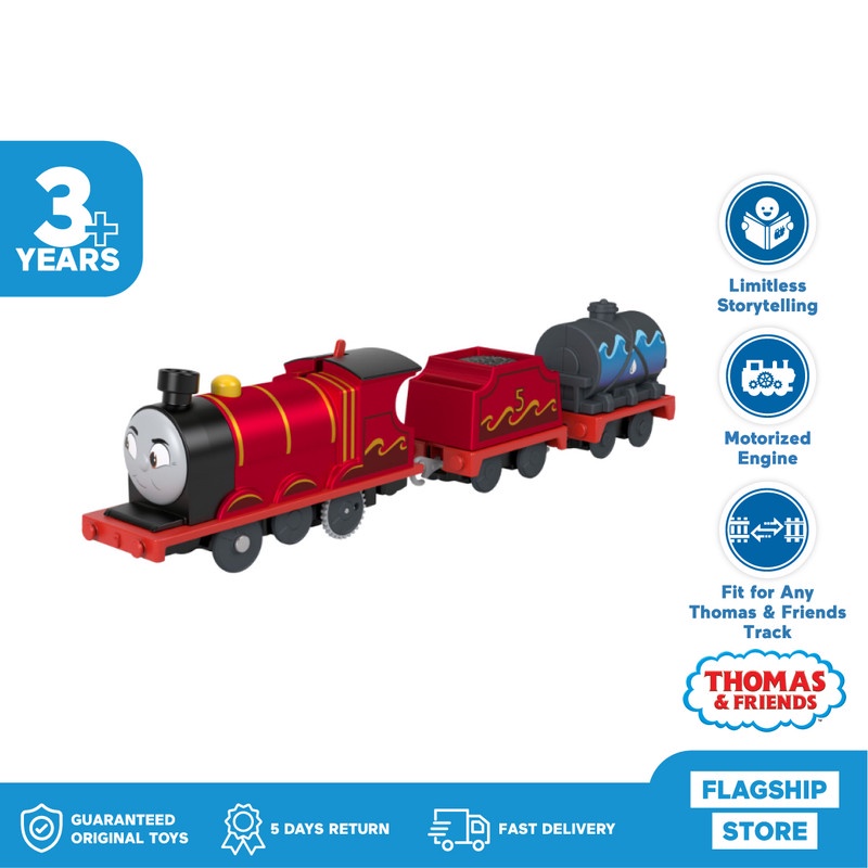 Jual NEW LOOK Thomas And Friends Motorized Engined Splash Tank James ...