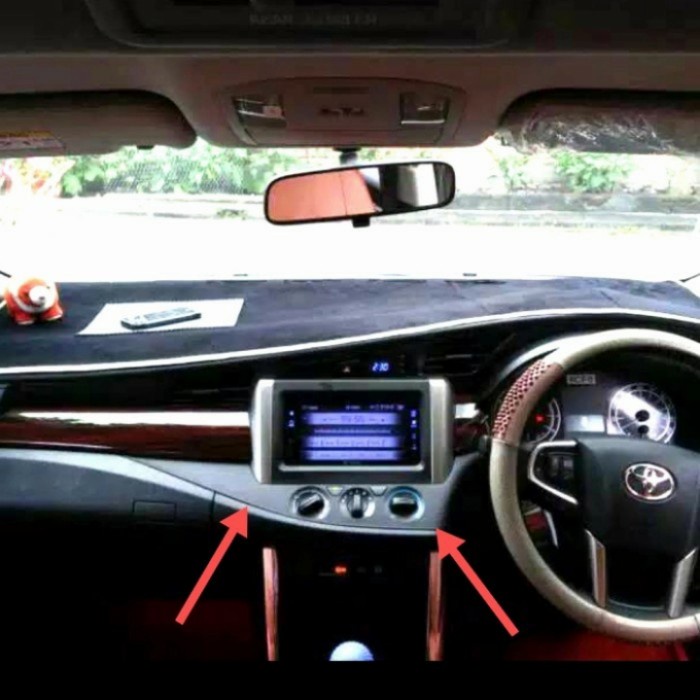 Jual panel cover ac innova reborn tipe G warna hitam glosy original ...