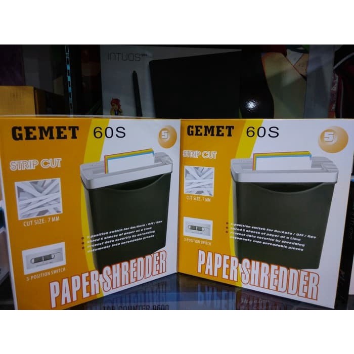 Jual NEW GEMET 60S/PAPER SHREDDER/MESIN PENGHACUR KERTAS ORIGINAL ...