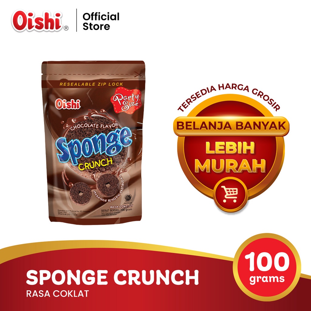 Jual Sponge Crunch Rasa Coklat | Shopee Indonesia