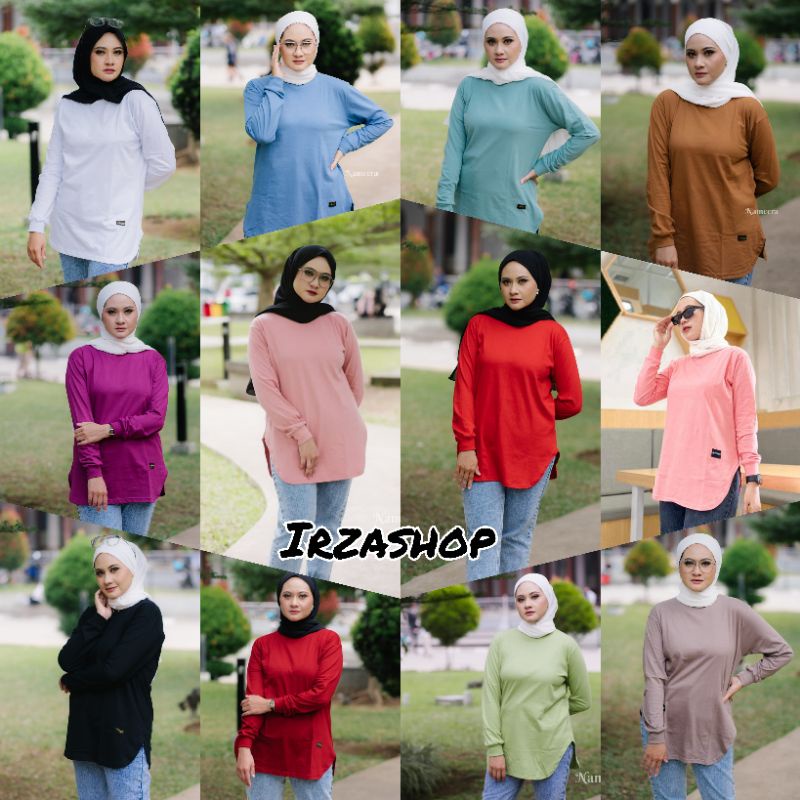 Jual Atasan Polos model Oval Terbaru // style zolaqu // style sixdiary ...