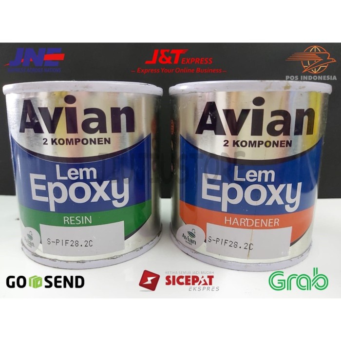 Jual LEM EPOXY AVIAN 2 KOMPONEN HARDENER DAN RESIN | Shopee Indonesia