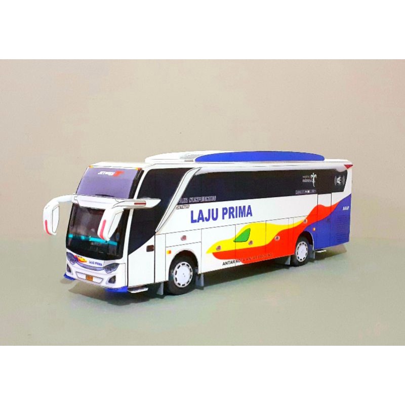 Jual Miniatur Papercraft Bus LAJU PRIMA Jetbus3+ | Shopee Indonesia