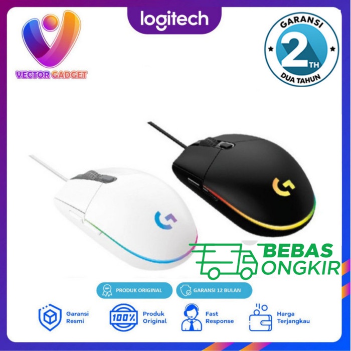 Jual Mouse Gaming Logitech G102 V2 Lightsync RGB - Garansi Resmi 2 Tahun | Shopee Indonesia