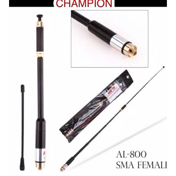 Jual Antena Ht Al 800 Dualband Sma Female Original | Shopee Indonesia
