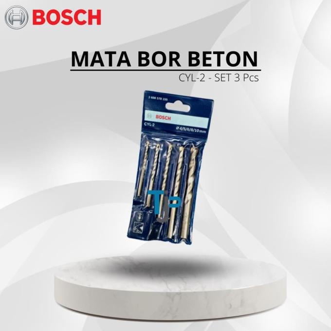 Jual Mata Bor beton 4,5,6,8,10mm BOSCH CYL-2 Mansory Drill Set | Shopee Indonesia