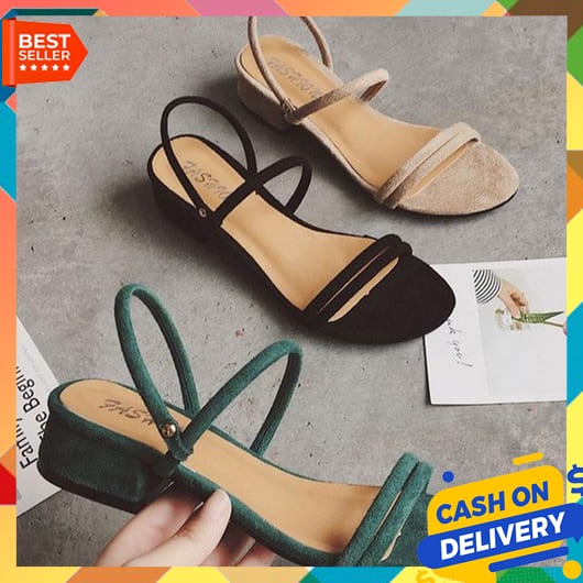 Jual Sandal Wanita Kekinian 2023 Simple Elegan Korean Style Sendal ...
