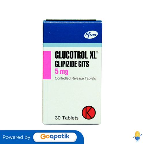 Jual GLUCOTROL XL 5 MG TABLET BOTOL | Shopee Indonesia