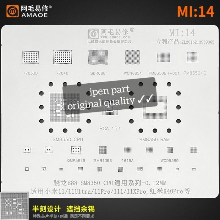 Jual Plat Sm8350 Smb1396 Amaoe Mi14 Original Cetakan Ic Bga Cpu Ram 8350 | Shopee Indonesia