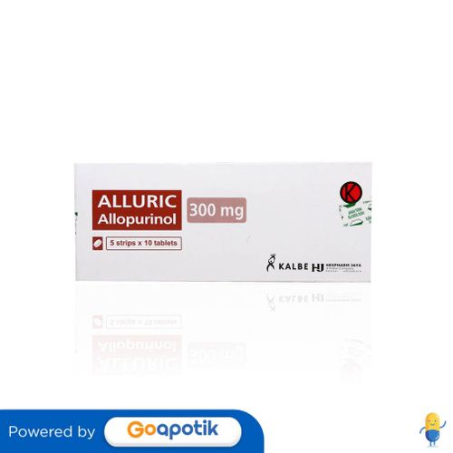 Jual ALLURIC 300 MG BOX 50 TABLET | Shopee Indonesia