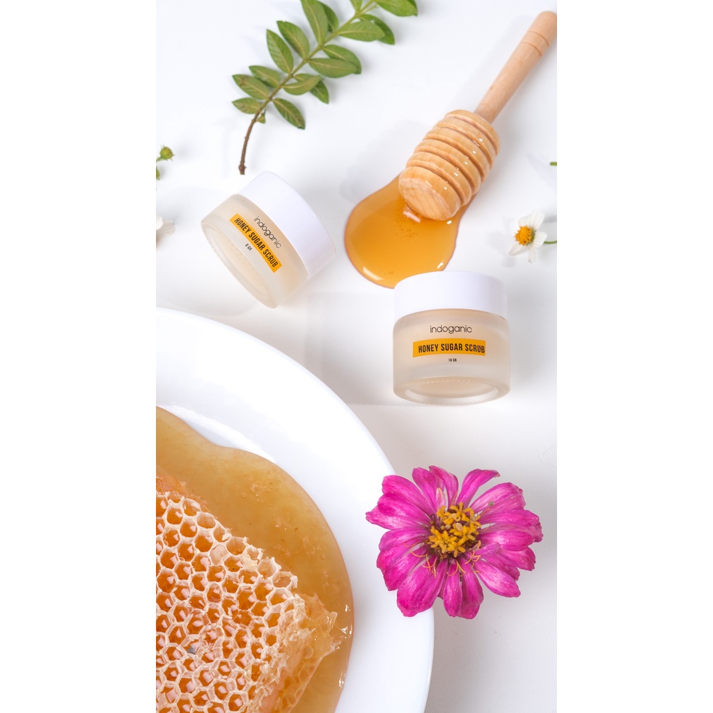 Jual Indoganic Honey Sugar Scrub | 10 g | Shopee Indonesia