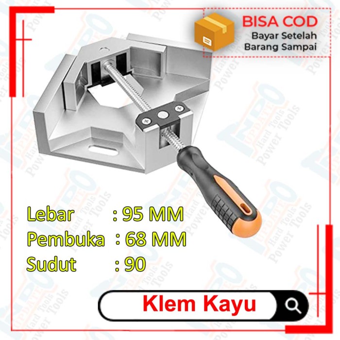 Jual Corner Klem Clamp Presisi Penyiku Besi Swing Jaw Sudut 90 Derajat ...