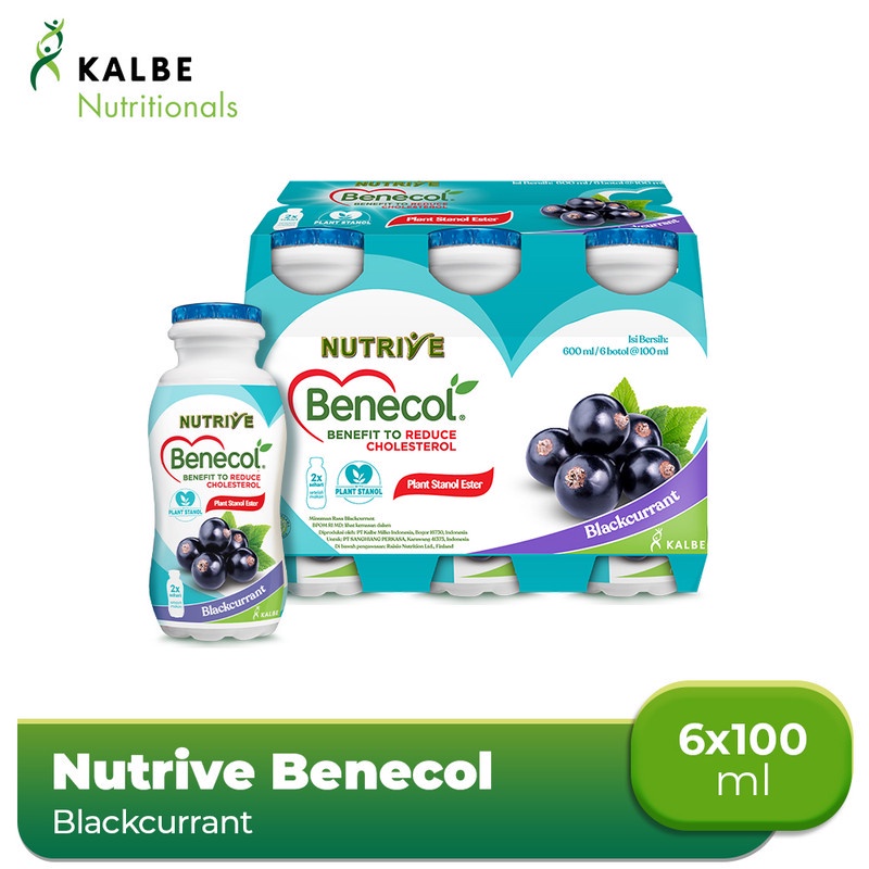 Jual Nutrive Benecol Blackcurrant 6x100ml | Shopee Indonesia