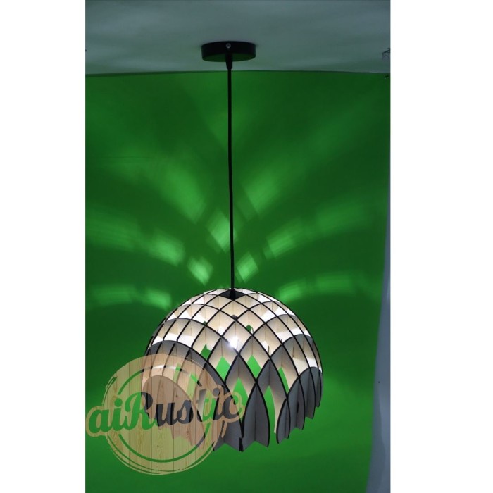 Jual aiRustic - Lampu dinding lampu plafon indoor plywood ruang tamu ...