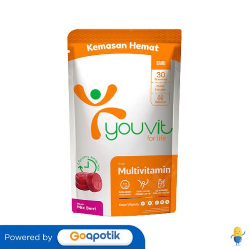 Jual Youvit Multivitamin For Adult 30 Days Pouch | Shopee Indonesia