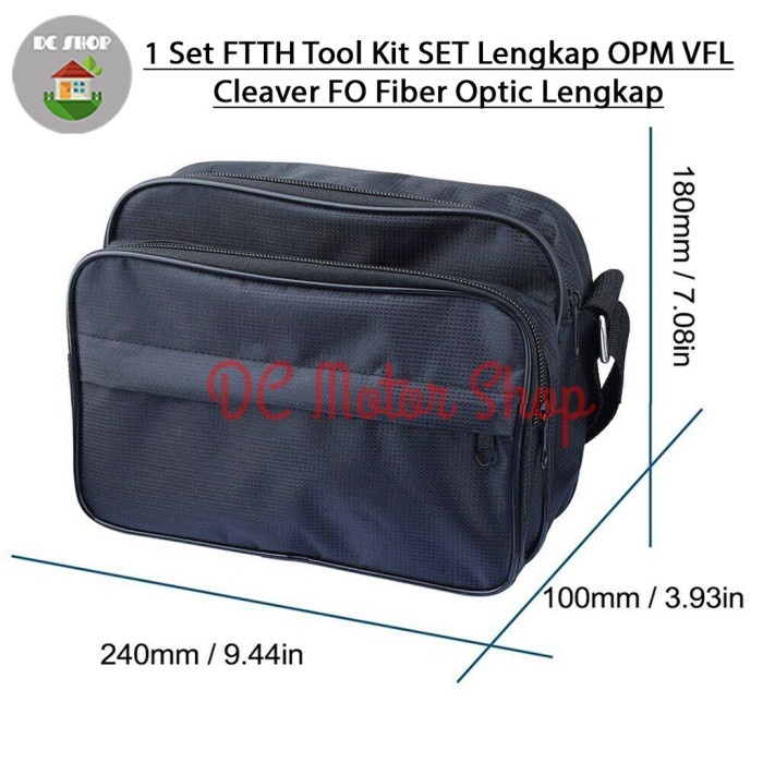 Jual NEW SERIES 1 SET FTTH TOOL KIT SET LENGKAP OPM VFL CLEAVER FO ...