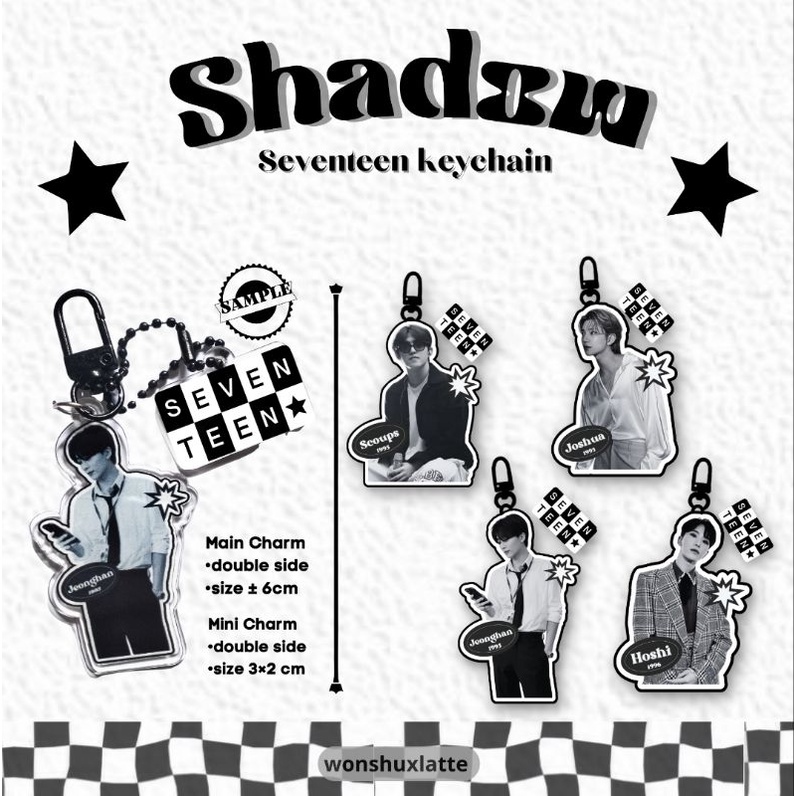 Jual KEYCHAIN SHADOW SEVENTEEN by blossomsfun | Shopee Indonesia