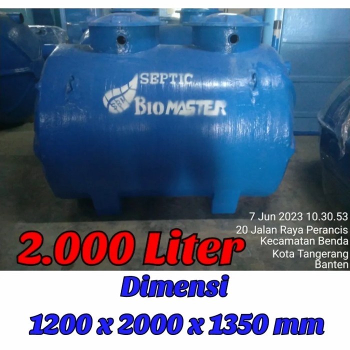 Jual Terlaris Septic Tank Biotech 2000 Liter, Septic Tank Bio, Septic ...