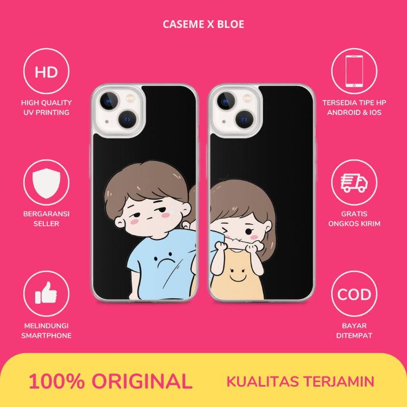 Jual Case Couple Custom Tersedia Android Dan iPhone Bahan Casing ...