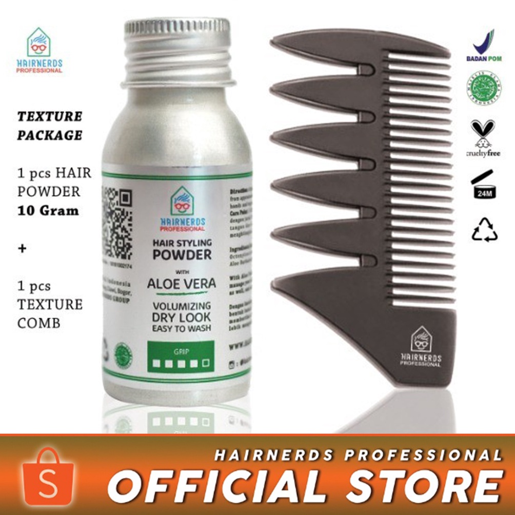 Jual {Original} Hairnerds Professional - Freestyle Dust Powder / Clay ...