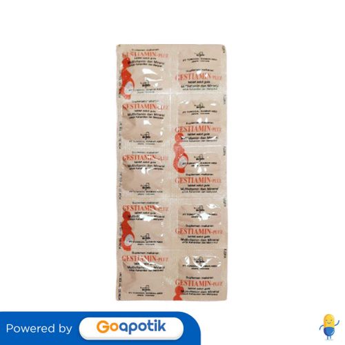 Jual GESTIAMIN PLUZ STRIP 10 TABLET | Shopee Indonesia