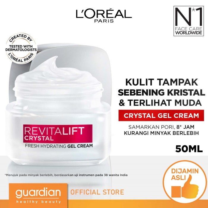 Jual Crystal Gel Loreal Paris Revitalift Crystal Gel Cream - 50Ml ...