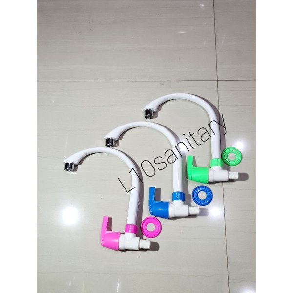 Jual Kran Angsa Plastik PVC MURAH FTA / Keran Angsa BCP Dapur Sink ...