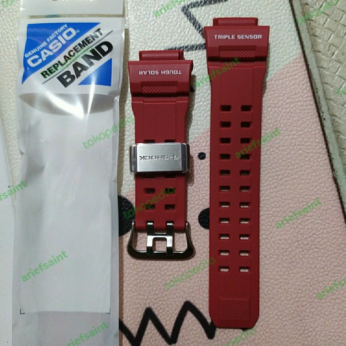 Jual PROMO!!! BAND STRAP G-SHOCK GW-9400RD RANGEMAN GW-9400 MERAH BARU ...