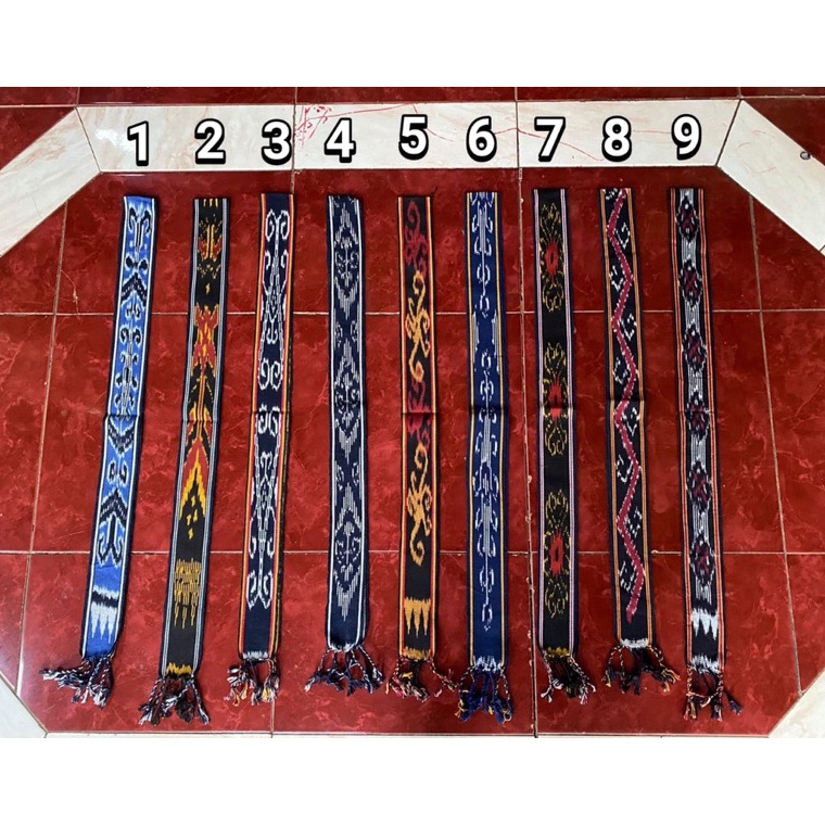 Jual Free Ongkir/ [LIMITED] kain Tenun Ikat kepala etnik ( dayak ...