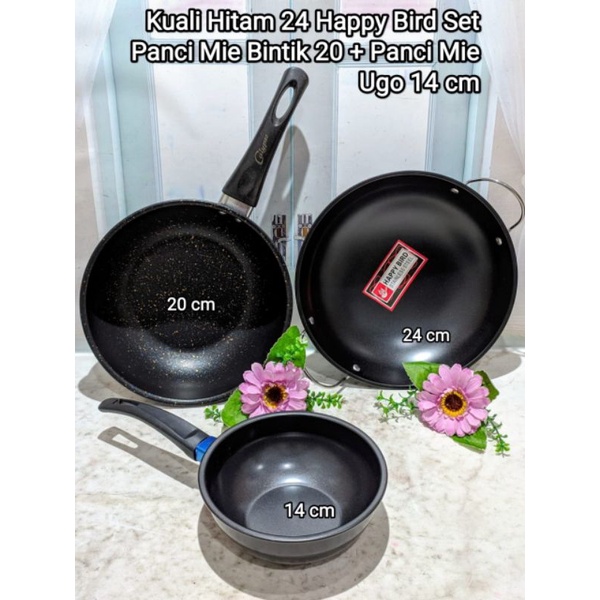 Jual KUALI HITAM SET 3PCS (UKURAN MASING2 TERTERA DI GAMBAR) | Shopee ...