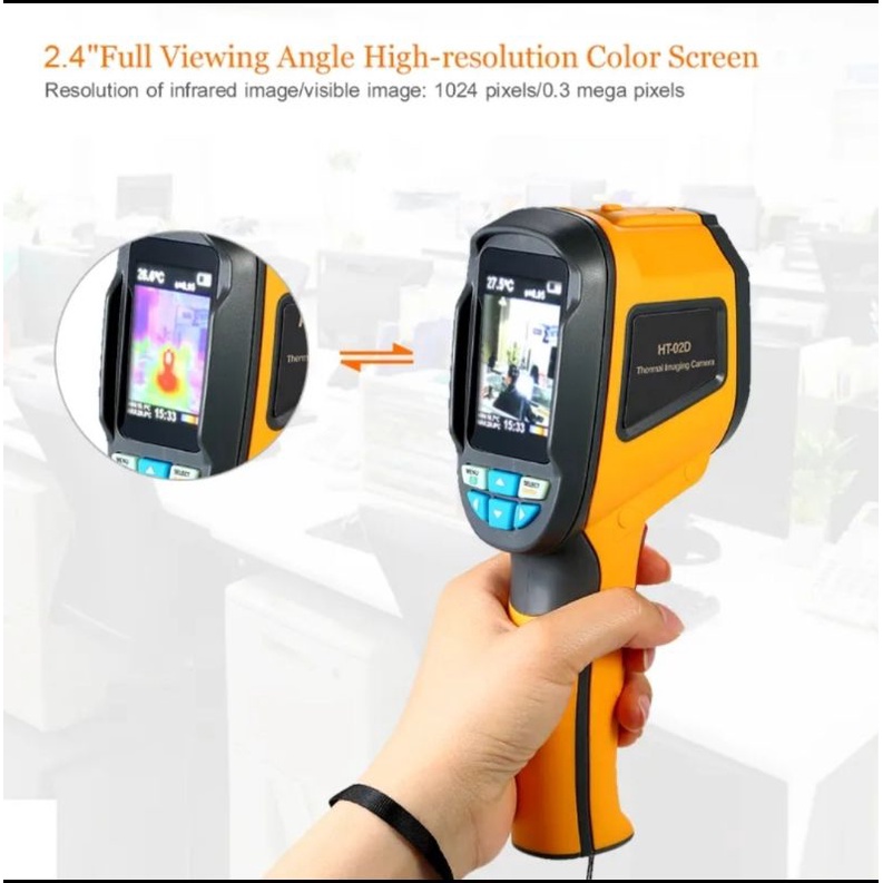 Jual Thermal imager camera HT-02D HT02D HTI industrial | Shopee Indonesia