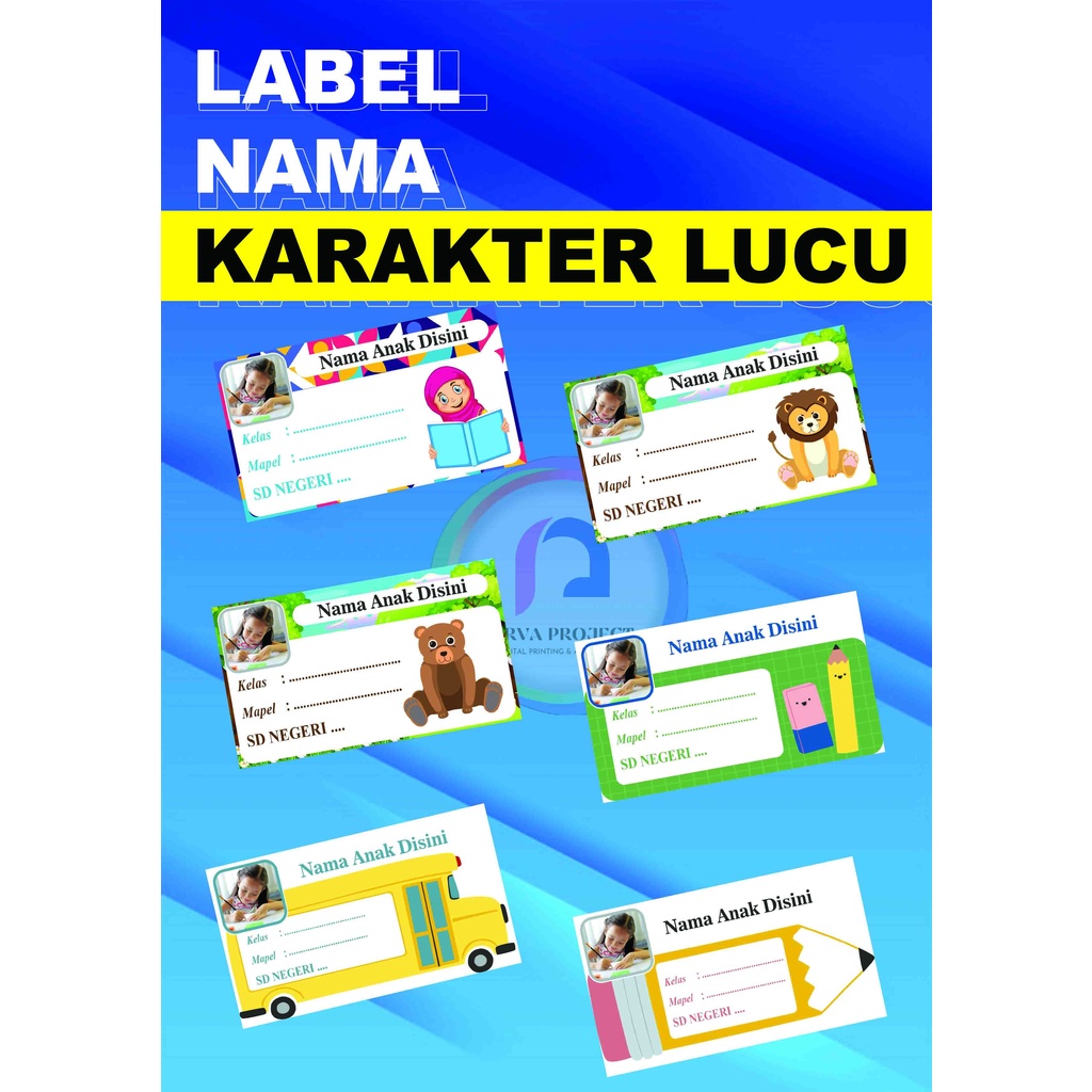 Jual Stiker mata pelajaran sekolah - sticker mapel - Sticker Mapel ...