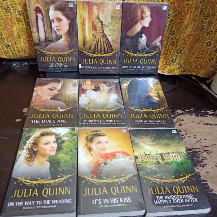 Jual FLASH SALE!!! NOVEL JULIA QUINN BRIDGERTON FAMILY BARU TERMURAH ...