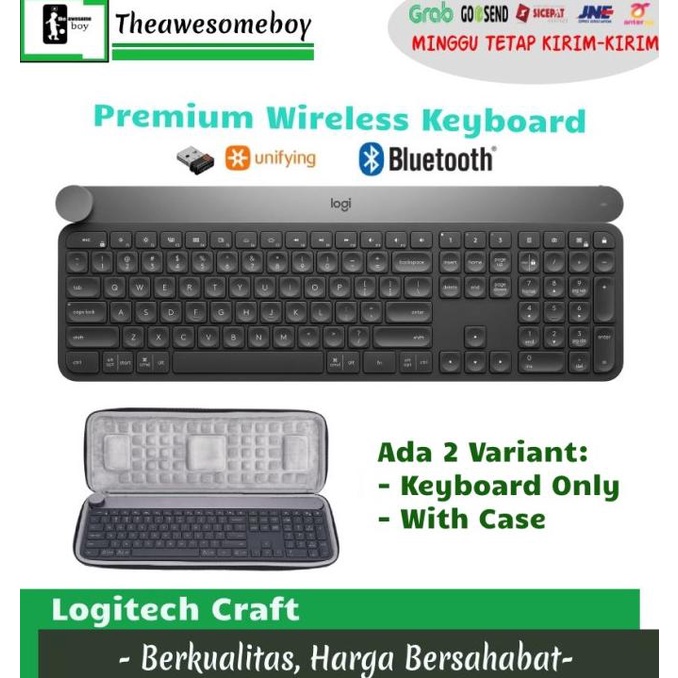 Jual Logitech Craft Wireless Keyboard Intelligent Control Adobe ...