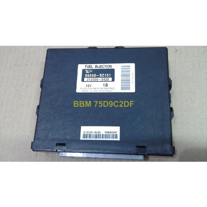 Jual ECU Komputer Computer Fuel Injection Avanza Xenia VVTI 89560-BZ151 ...