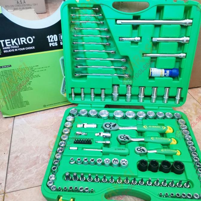 Jual kunci sok set 120 pcs TEKIRO kunci sock kunci shock socket ring pas | Shopee Indonesia
