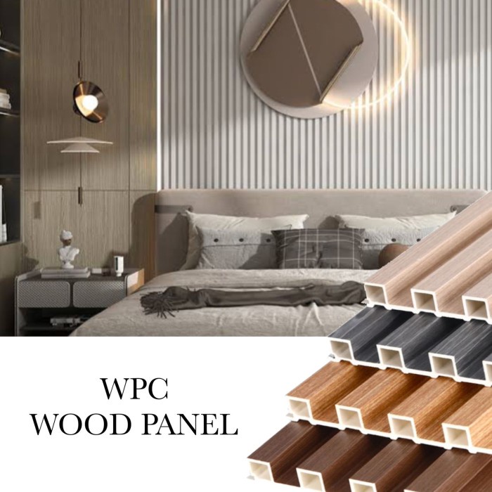 Jual best NEW WPC WOOD PANEL WALL PANEL DINDING KISI KISI 3M | Shopee ...