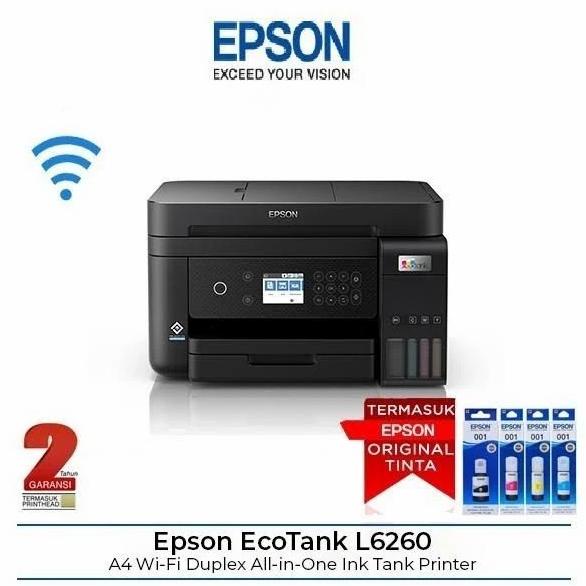Jual favorit] Printer EPSON L-6260 A4 Wi-Fi Duplex All in One EPSON ...