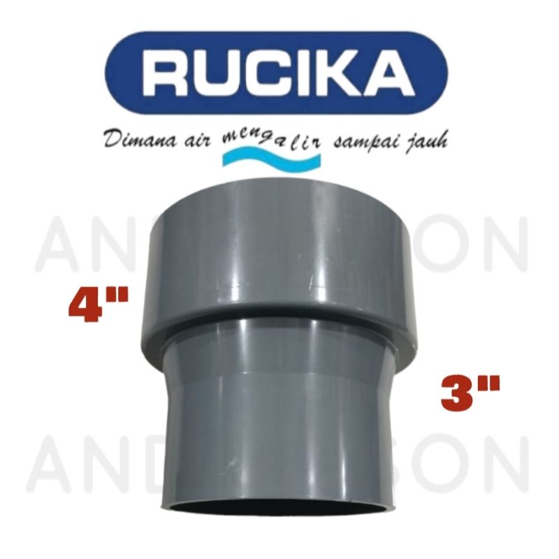 Jual R SOCK SOCKET RUCIKA 4" X 3" INCI SOKET PVC (D) RUCIKA R SOK 3"X4 ...
