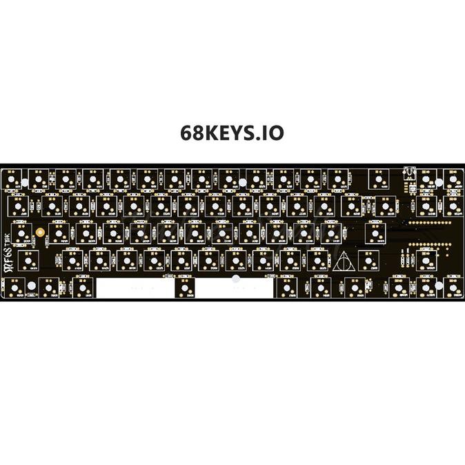 Jual 68keys.io mf68 tmk mechanical keyboard pcb using pro micro ...
