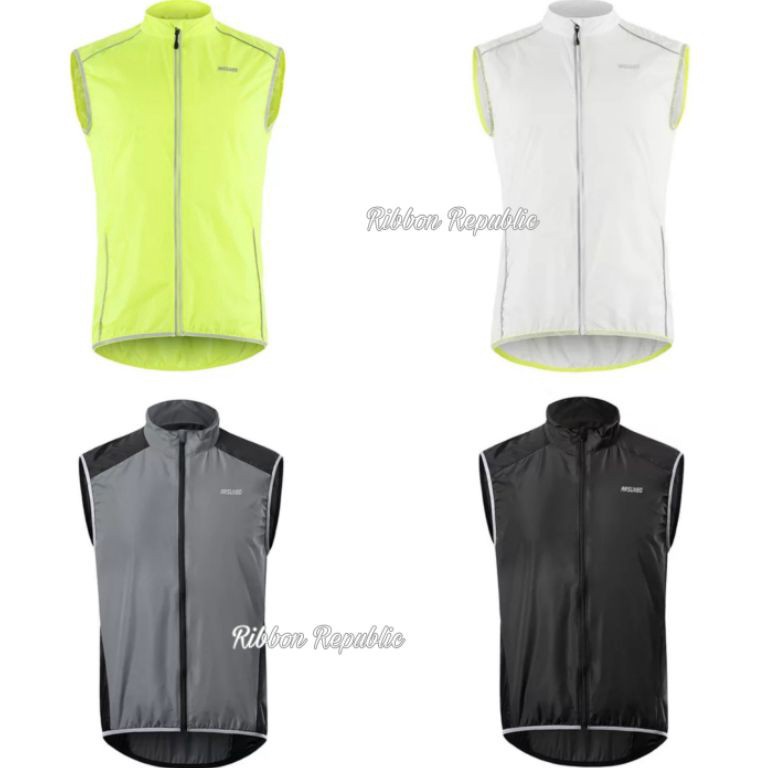 Jual Kemasan Baru Arsuxeo Sport Vest Man Woman Running Cycling Jacket ...