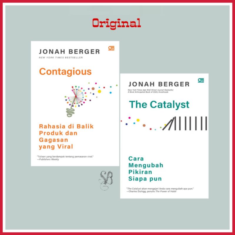 Jual Buku Contagious The Catalyst Jonah Berger | Shopee Indonesia