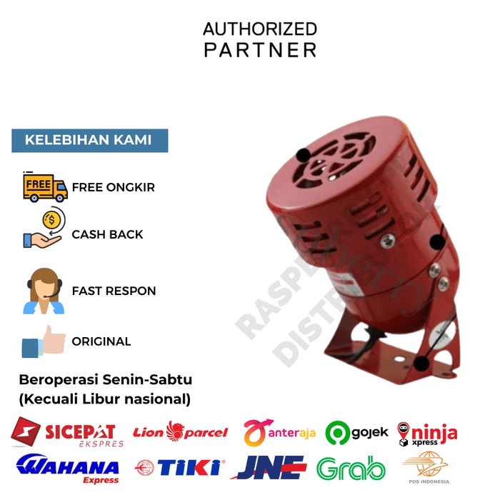 Jual NEW SERIES BABY MINI SIRINE SIREN ALARM MS190 MS-190 220 V AC ...