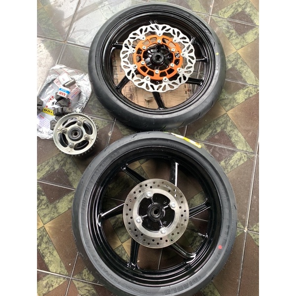 Jual velg cb150r old pnp ninja r ninja ss ninja rr old/new dics ...