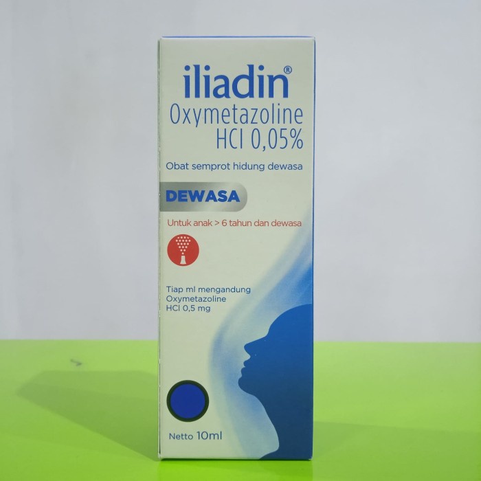 Jual Obat Hidung Tersumbat iliadin spray 10 ml | Shopee Indonesia