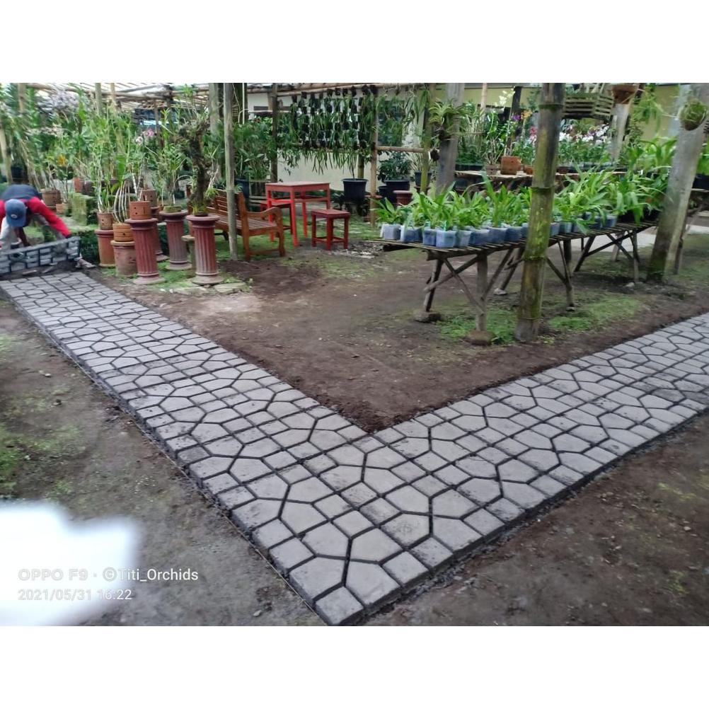 Jual Trending Cetakan Paving Blok Cor Beton Taman Paping Block Jumbo ...