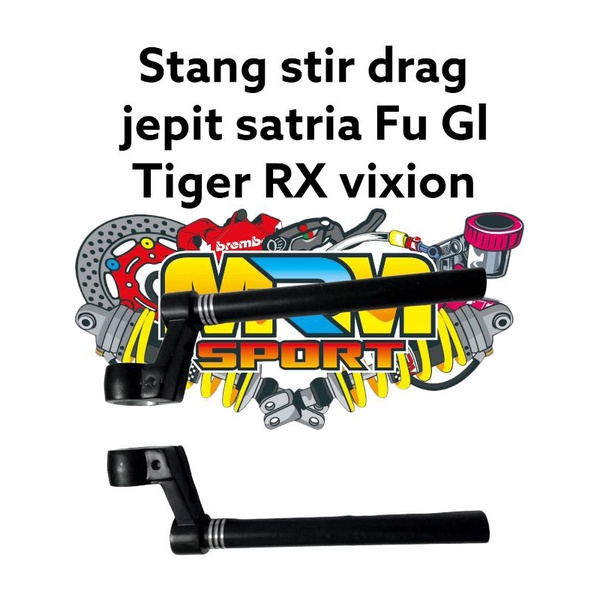 Jual STANG STIR JEPIT DRAG SATRIA FU GL MP TIGER VIXION STANG JEPIT ...
